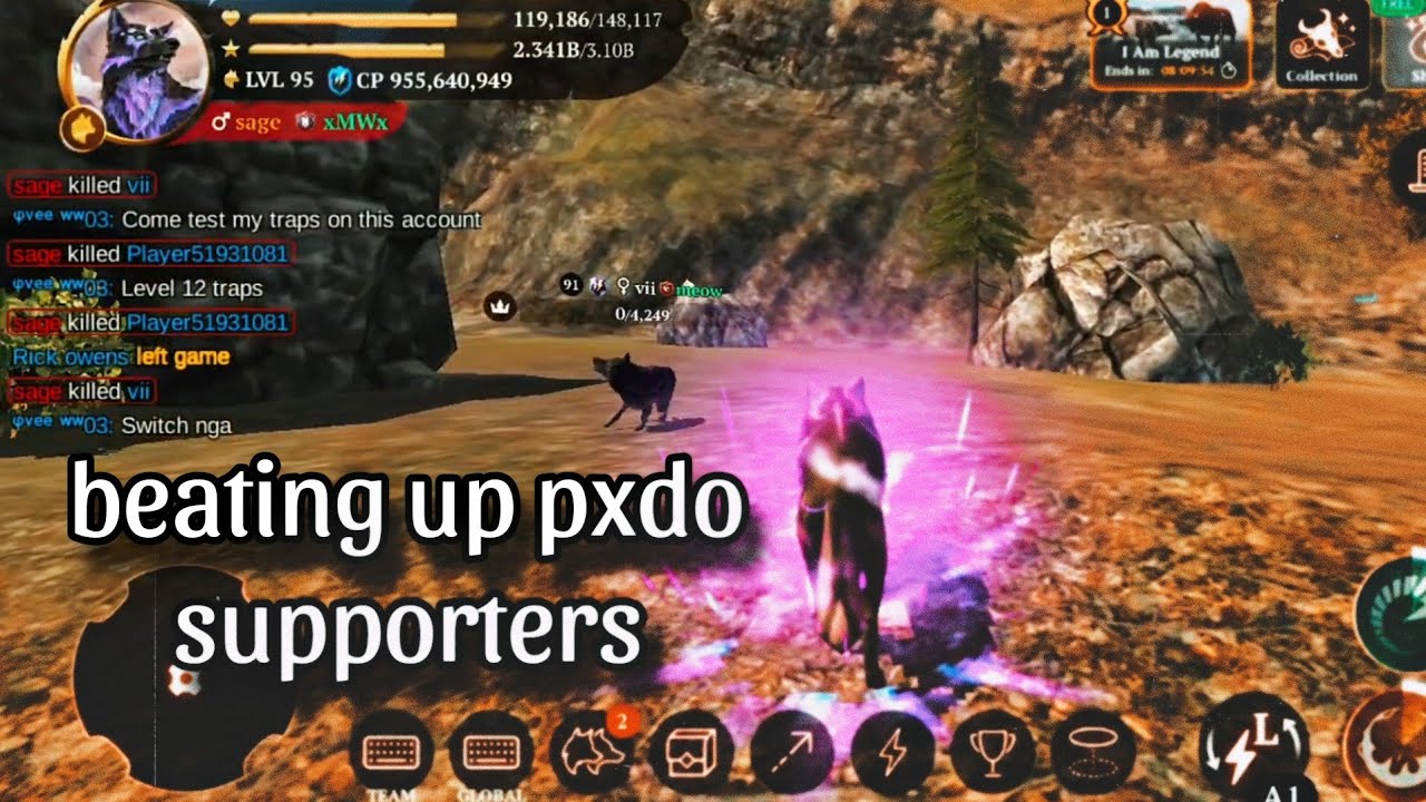 Beating up pxdo supporters in PvP || The Wolf - YouTube