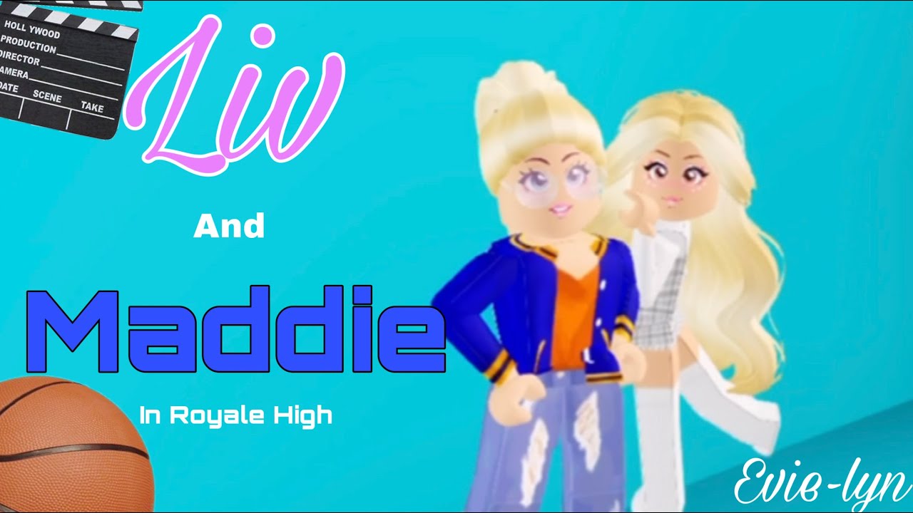 Liv and Maddie in Royale High! (ROBLOX) 🏀🎥 - YouTube