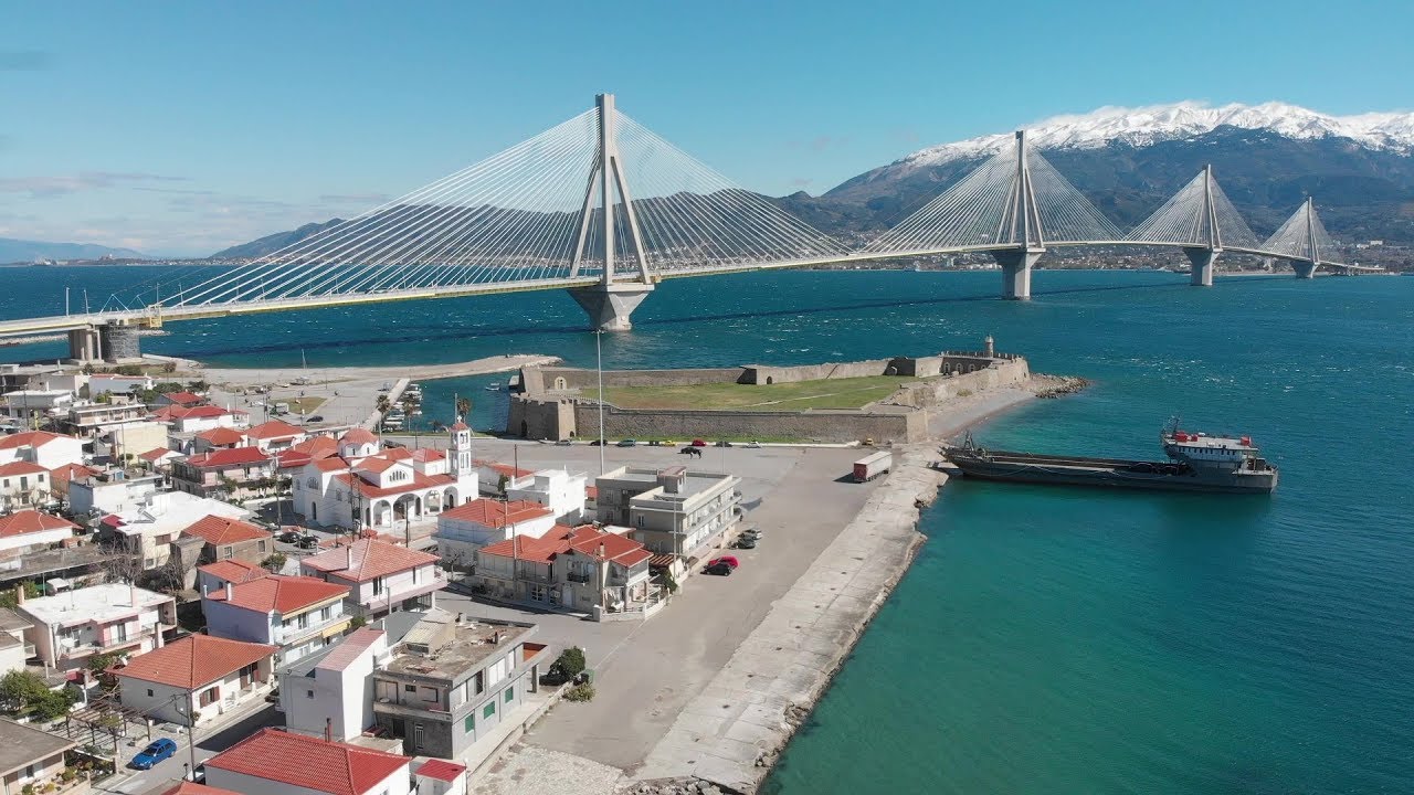 ΤΟ ΑΝΤΙΡΡΙΟ ΑΠΟ ΨΗΛΑ. ANTIRRIO DRONE VIEW, GREECE - YouTube