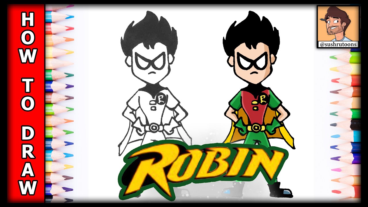 How to Draw Robin | Teen Titans Go! (New) - YouTube