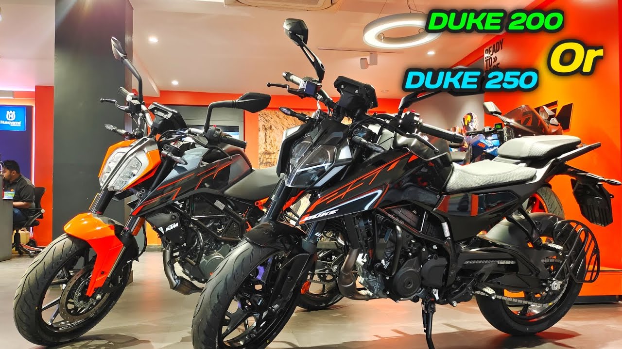 All New 2025 KTM Duke 200 TFT Vs Duke 250 TFT detailed Comparison💥|Duke ...