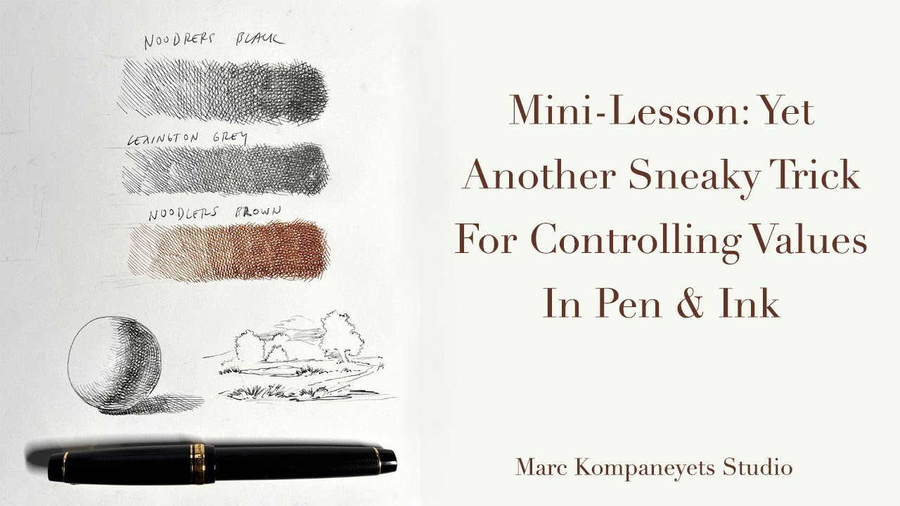 Mini Lesson: Yet Another Sneaky Trick For Controlling Values in Pen And ...