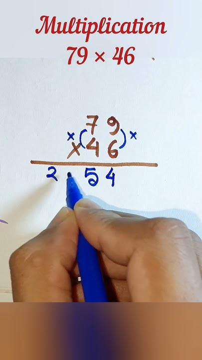 Multiplication tricks ৷ Multiply 79 by 46 ৷ পূৰণ ৷ multiplication ...