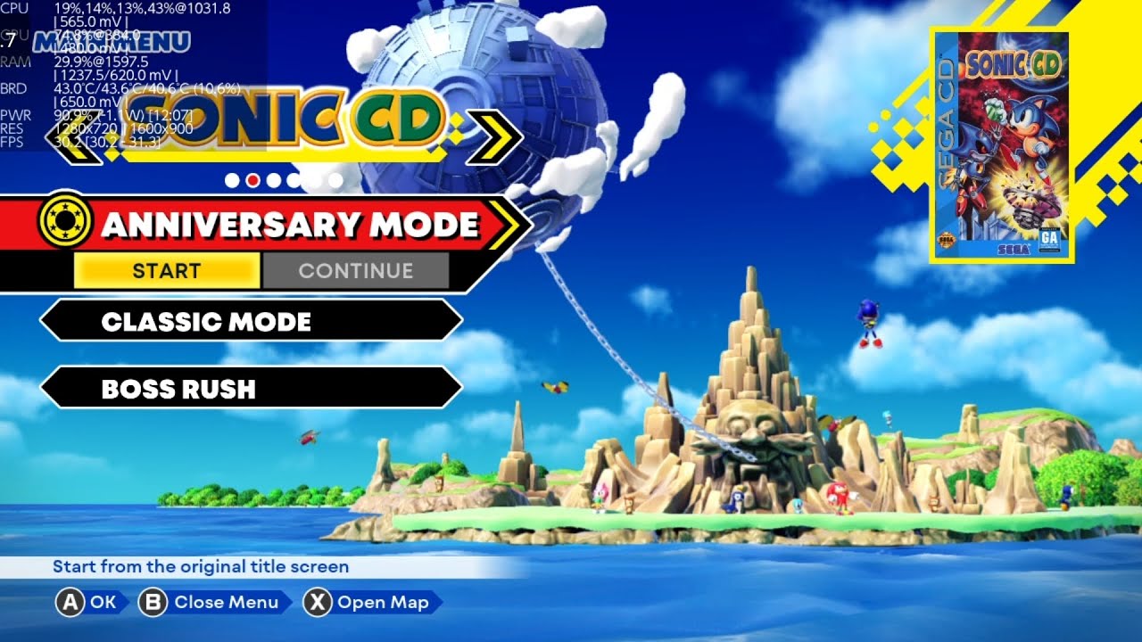 🎂 Sonic Origins Gameplay Nintendo Switch OLED Gameplay 60fps SysDVR ...