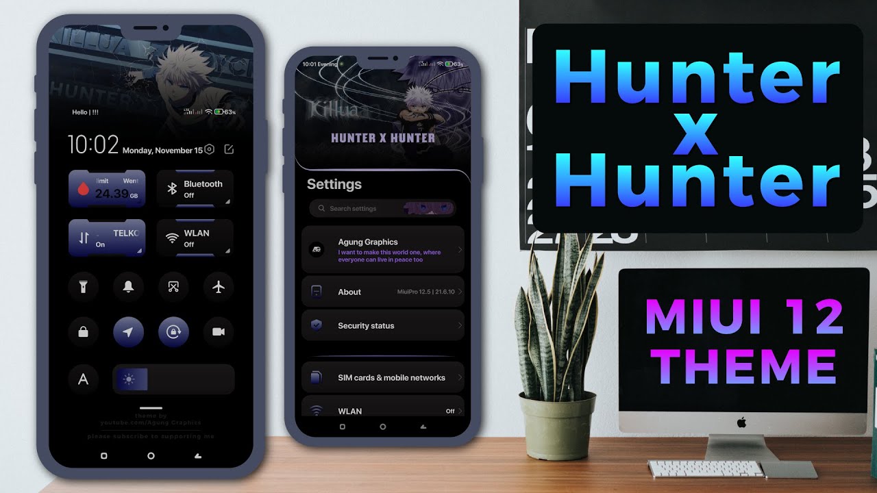Top MIUI 12 Premium Hunter x Hunter Themes | New THEMES | Special PRO ...