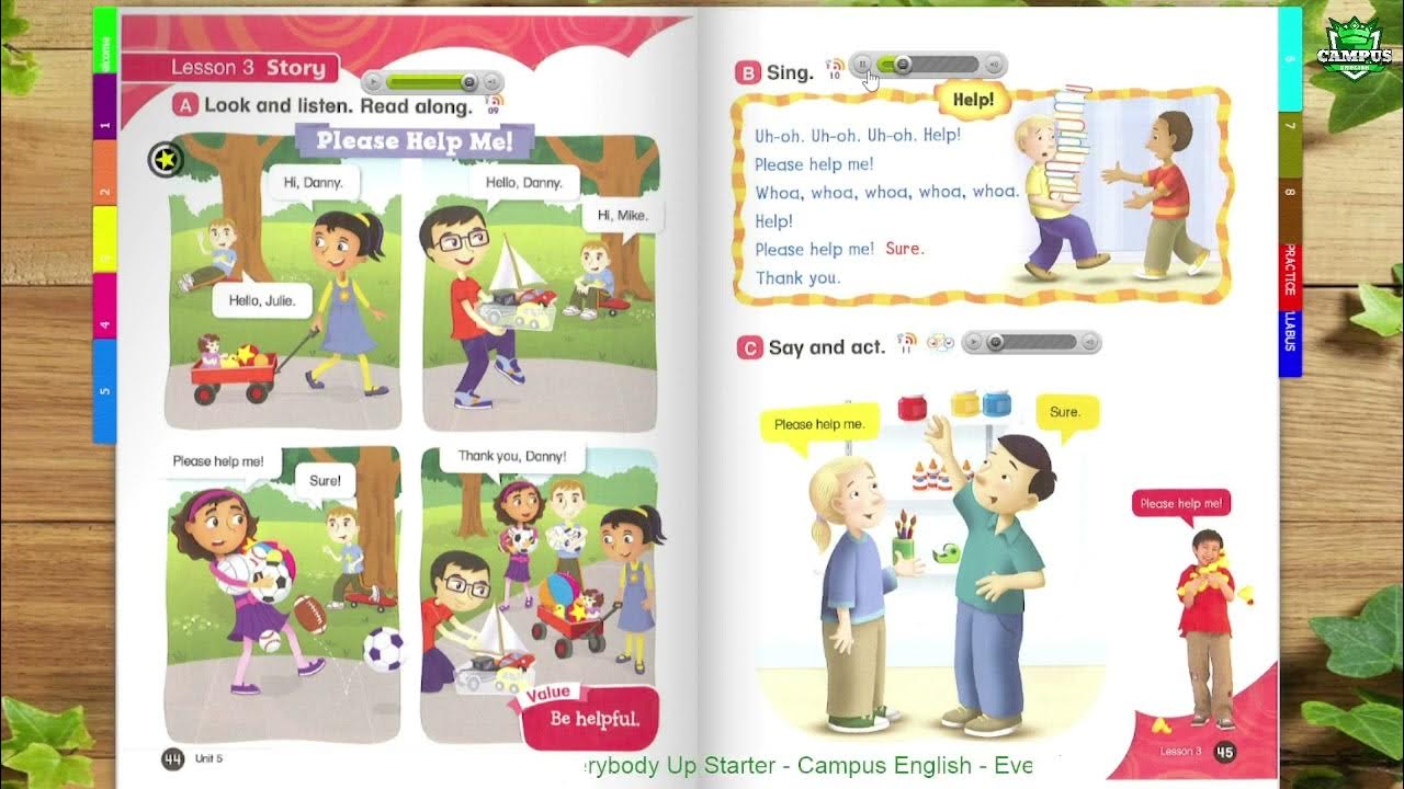 Everybody Up Starter - Unit 5 - Animals - Lesson 3 - Story - YouTube