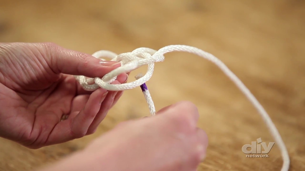 How to Tie a Celtic Triangle - DIY Network - YouTube