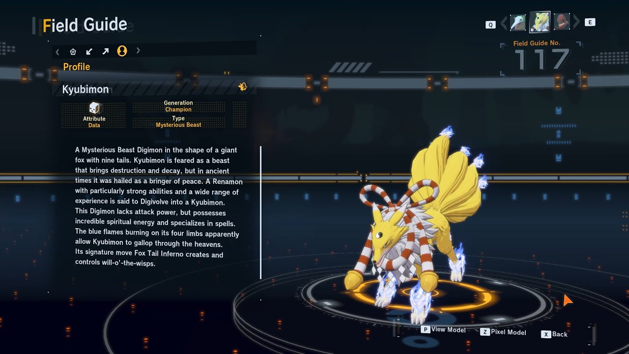 kyubimon all digivolution/de-digivolution/profile Digimon Story Time ...