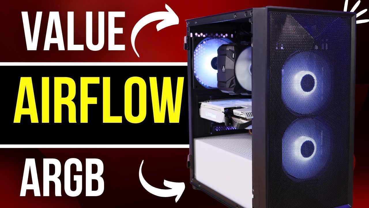 Small value case with Airflow and ARGB - Forge M2 | Mini Tower ARGB Case - Tecware - YouTube