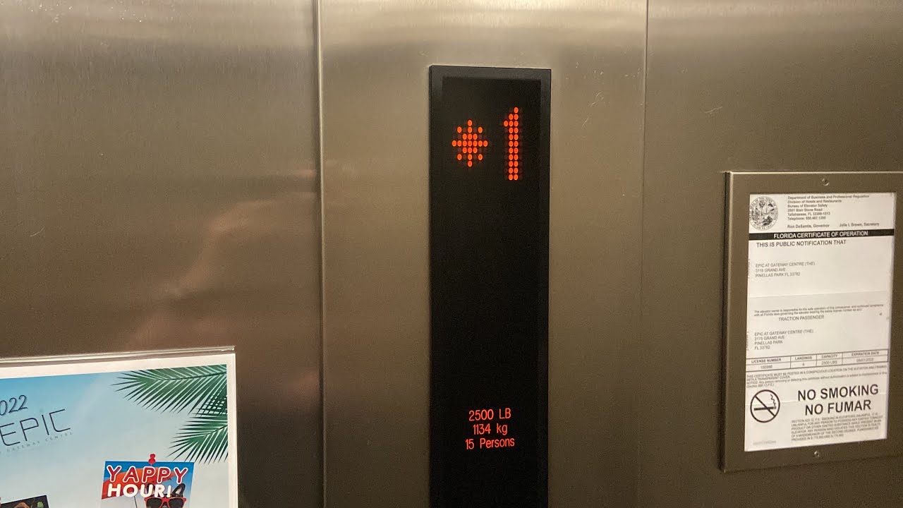 KONE EcoDisc Elevator at Building 8- Undisclosed Location 2- Pinellas ...