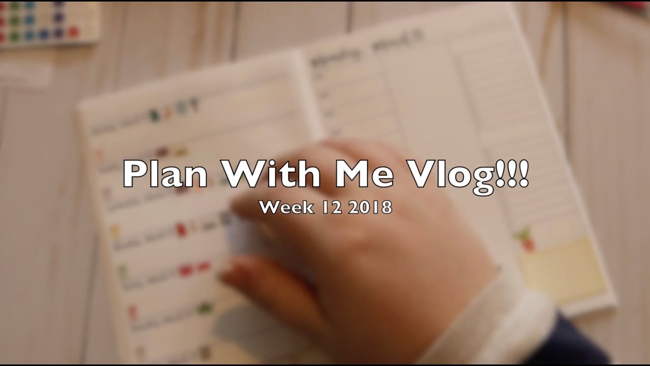 Week In The Life || Week 12 Vlog || Planner Vlog || Plan It Southern ...