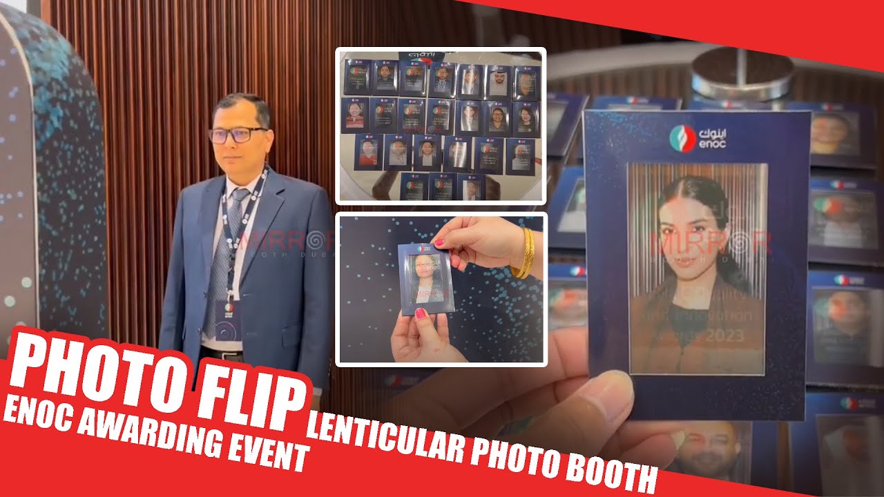 FOTO FLIP LENTICULAR PHOTO BOOTH DUBAI - YouTube
