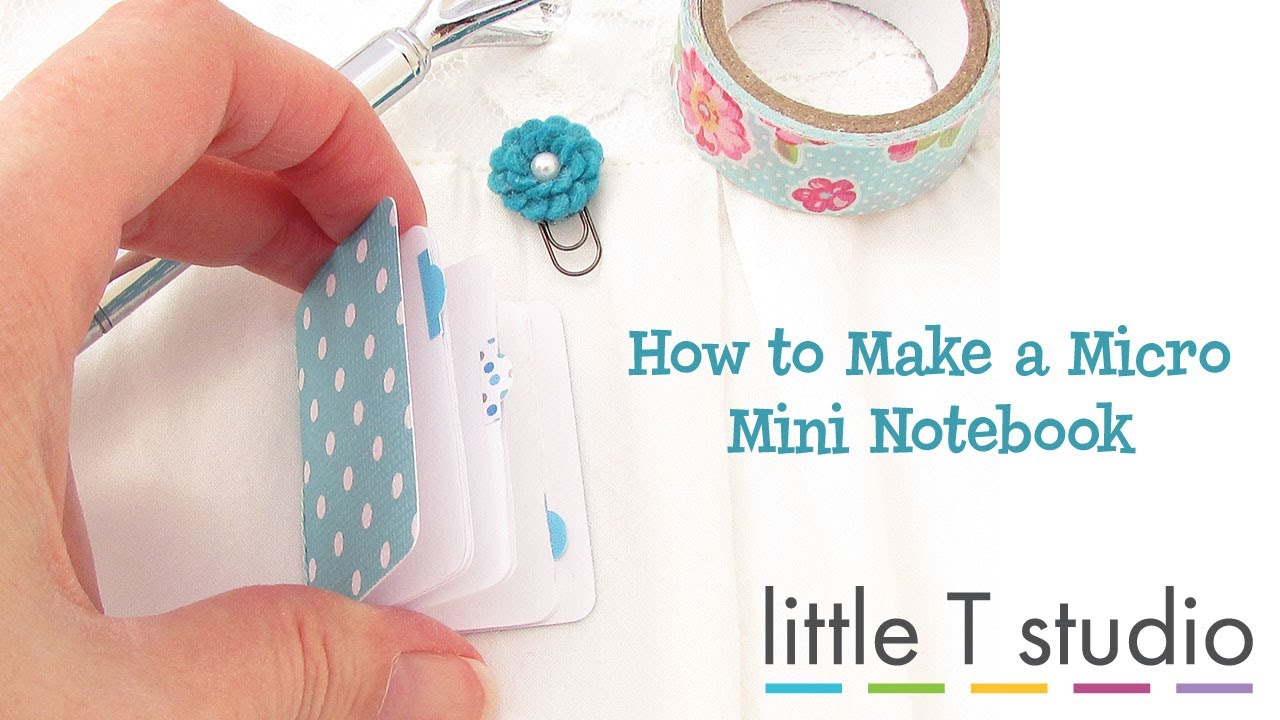 How to Make an A8 Micro Mini Notebook - YouTube