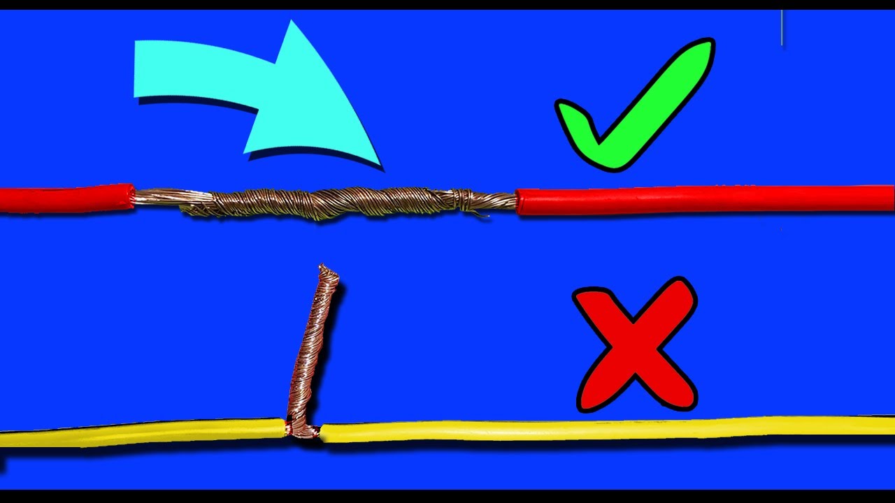 Como unir o empalmar cables electricos FACIL - YouTube
