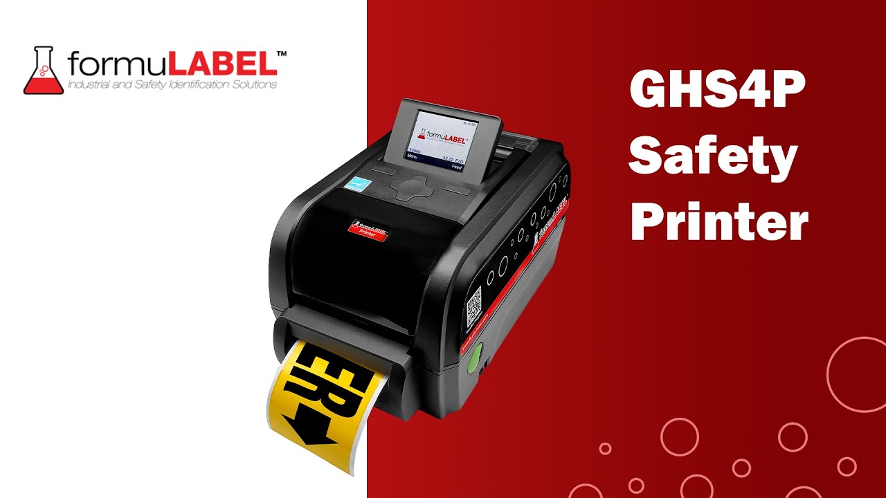 formuLABEL GHS4P Safety Printer | Snapshot | Compact Industrial Label ...