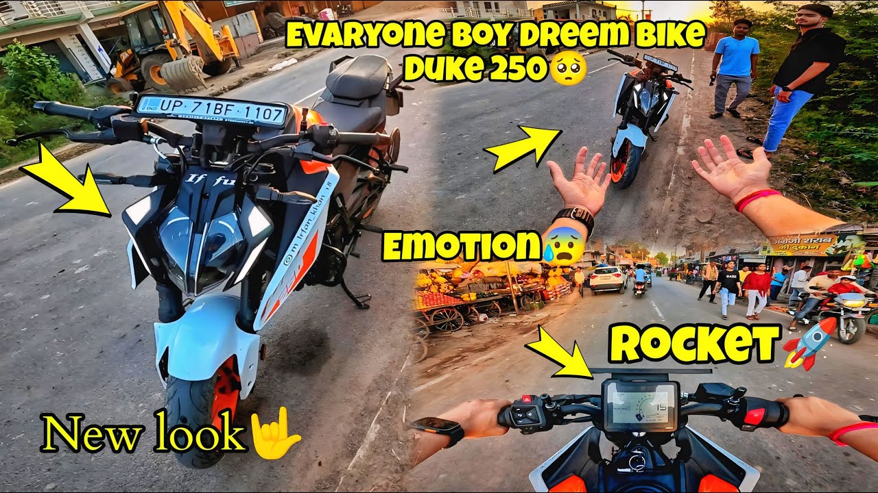 Evaryone Boy Dreem Bike 😢 Duke 250 | New look Rocket🚀 || Extreme ride ...
