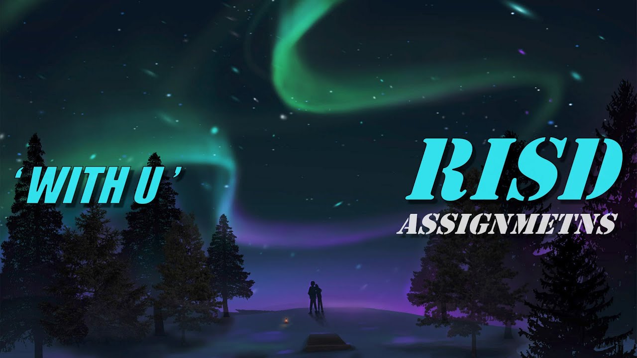 [RISD] 첫 애니메이션 과제! RISD Animation assignments l 'WITH U' l 애프터 이펙트. 포토샵 ...