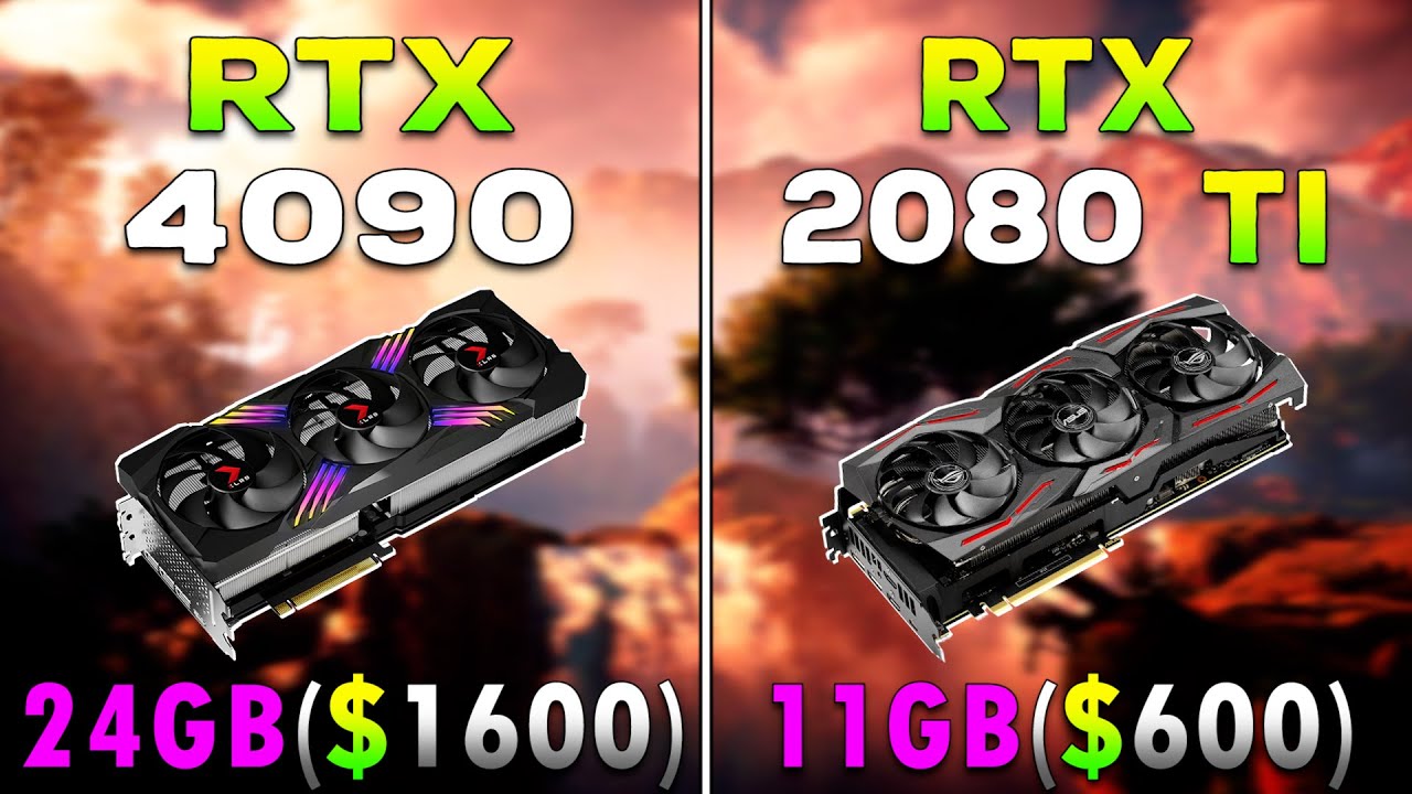RTX 4090 24GB 2022 Flagship Vs RTX 2080 Ti 11GB 2018 Flagship 4