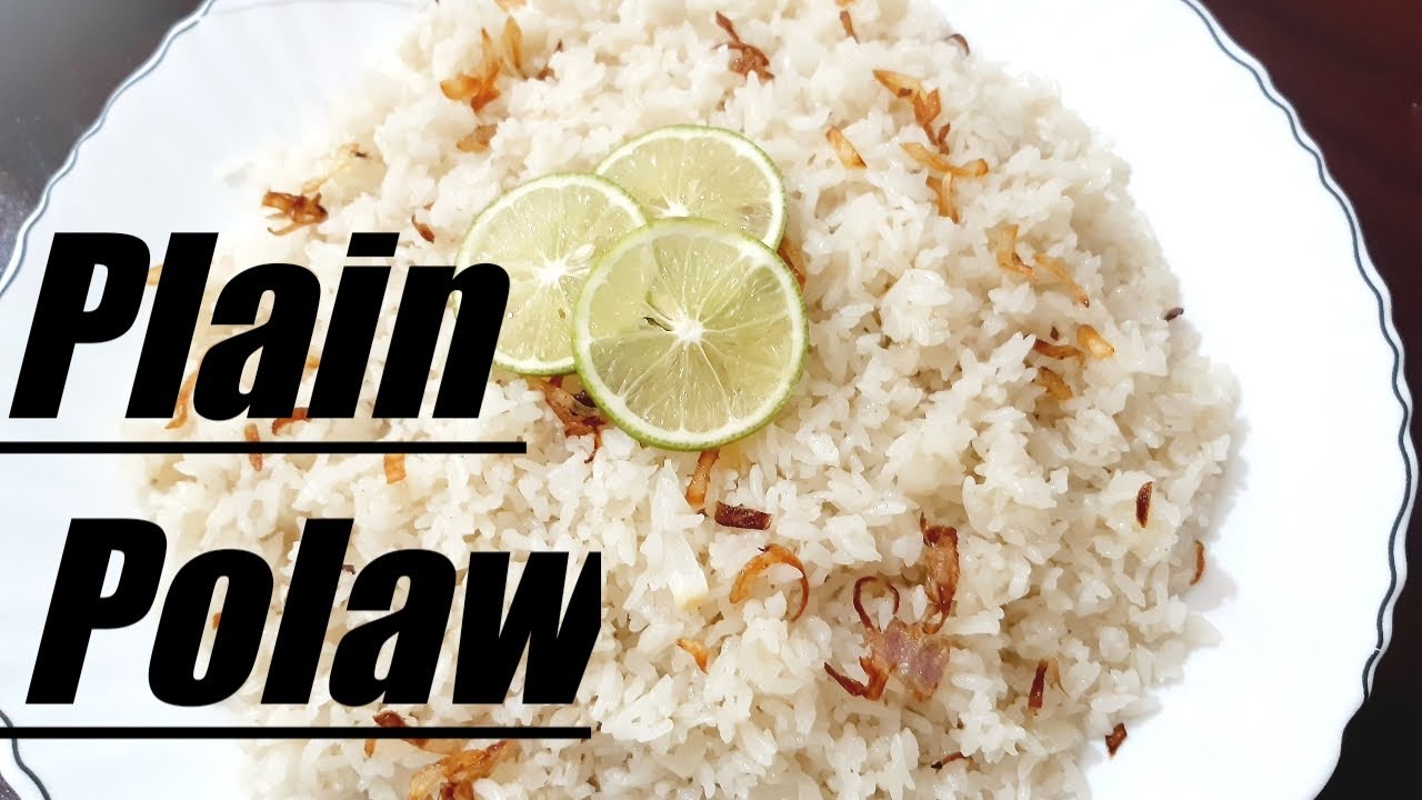 খুব সহজেই ঝরঝরে পোলাও রান্নার রেসিপি। Plain Polaw Recipe। পোলাও রান্নার ...