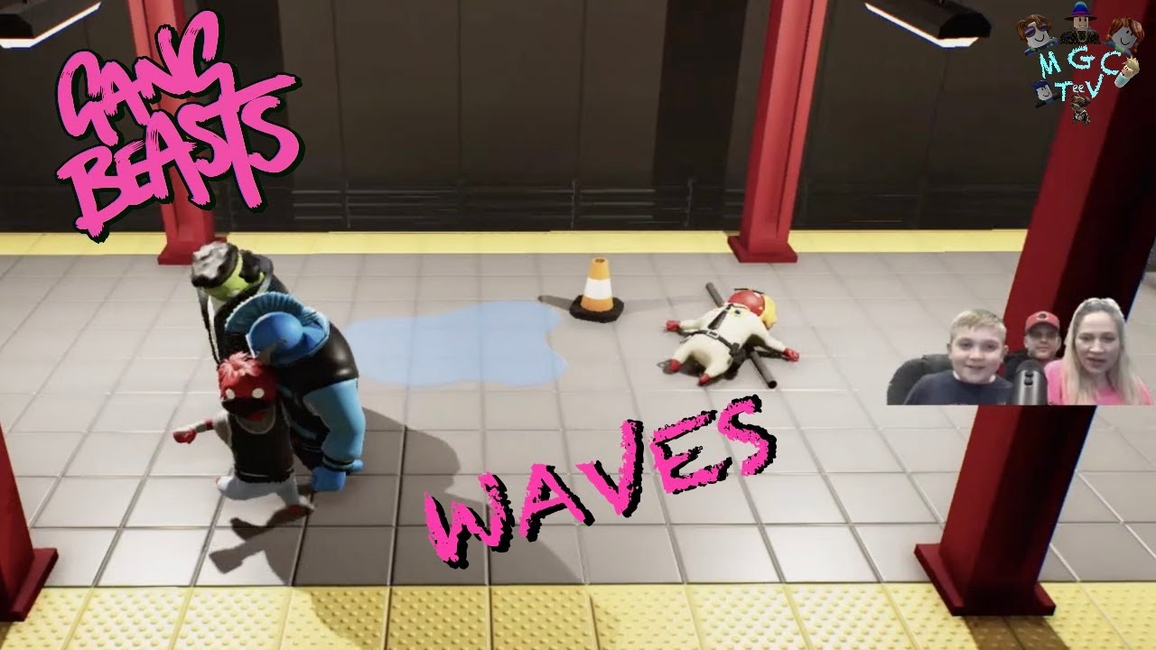Gang Beasts - Subway - Epic Wave Battle 💯 - YouTube