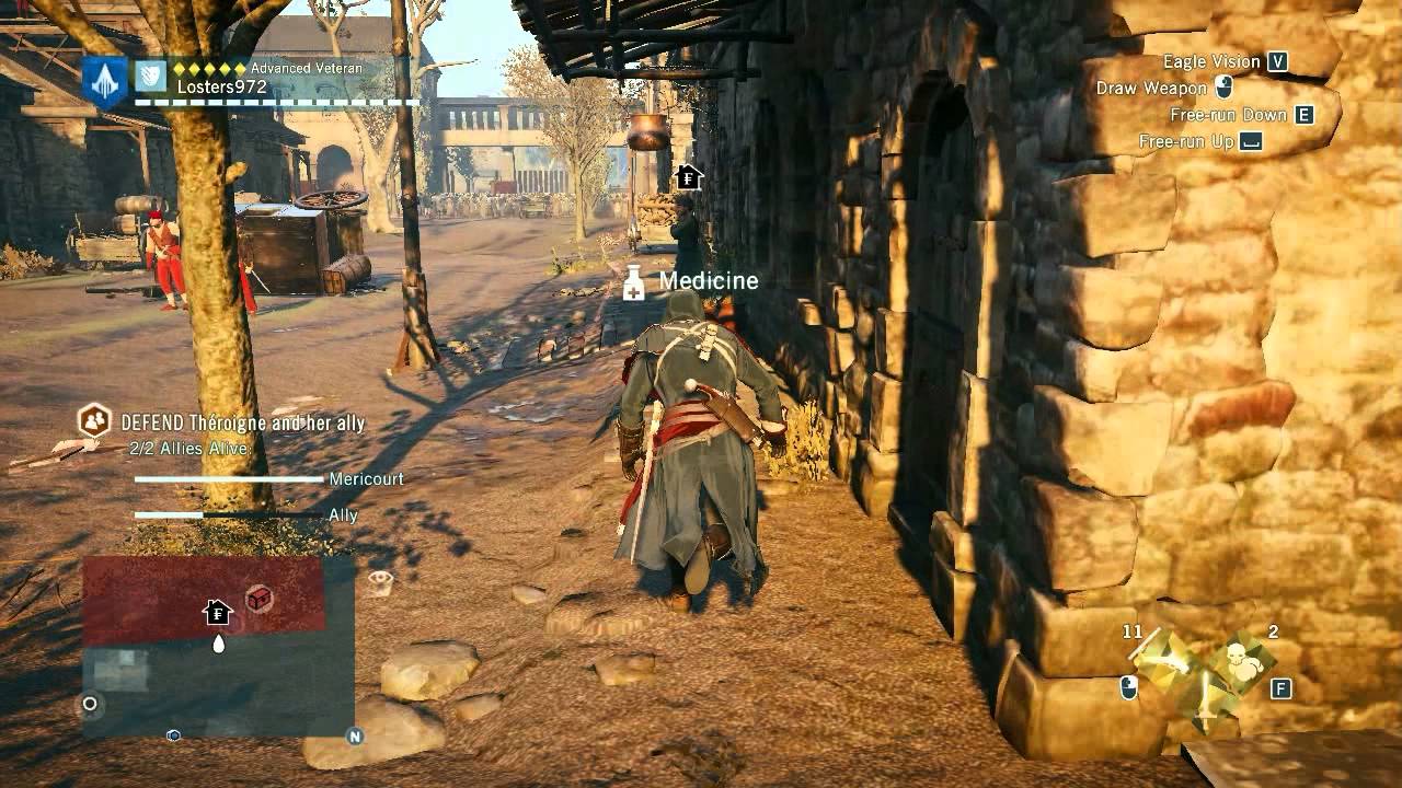 Mission solo max difficult assassin's creed Unity #4 - YouTube