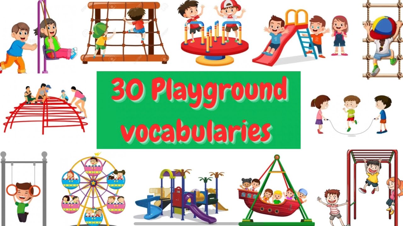 30 Playground Vocabularies in English - YouTube