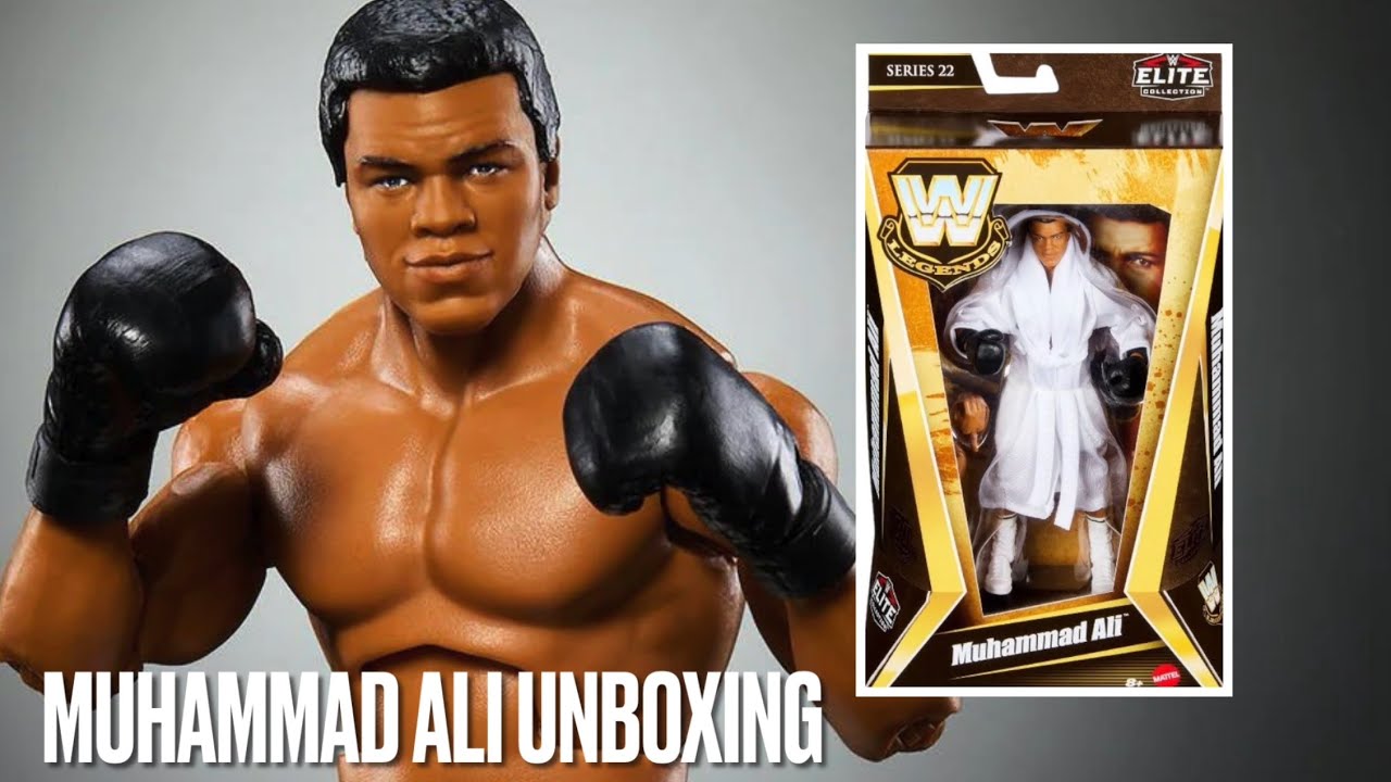 Muhammad Ali action figure. Wwe elite Legends series 22 - YouTube