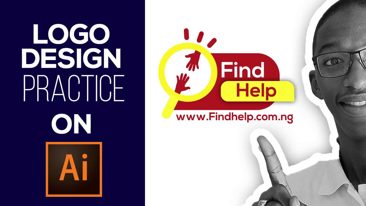 Logo Design Practice in (Adobe illustrator) - YouTube