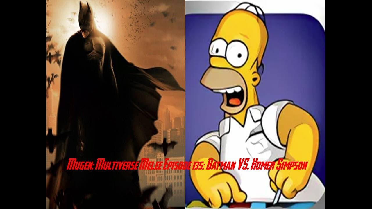 Mugen: Multiverse Melee (Episode 135: Batman VS. Homer Simpson) - YouTube