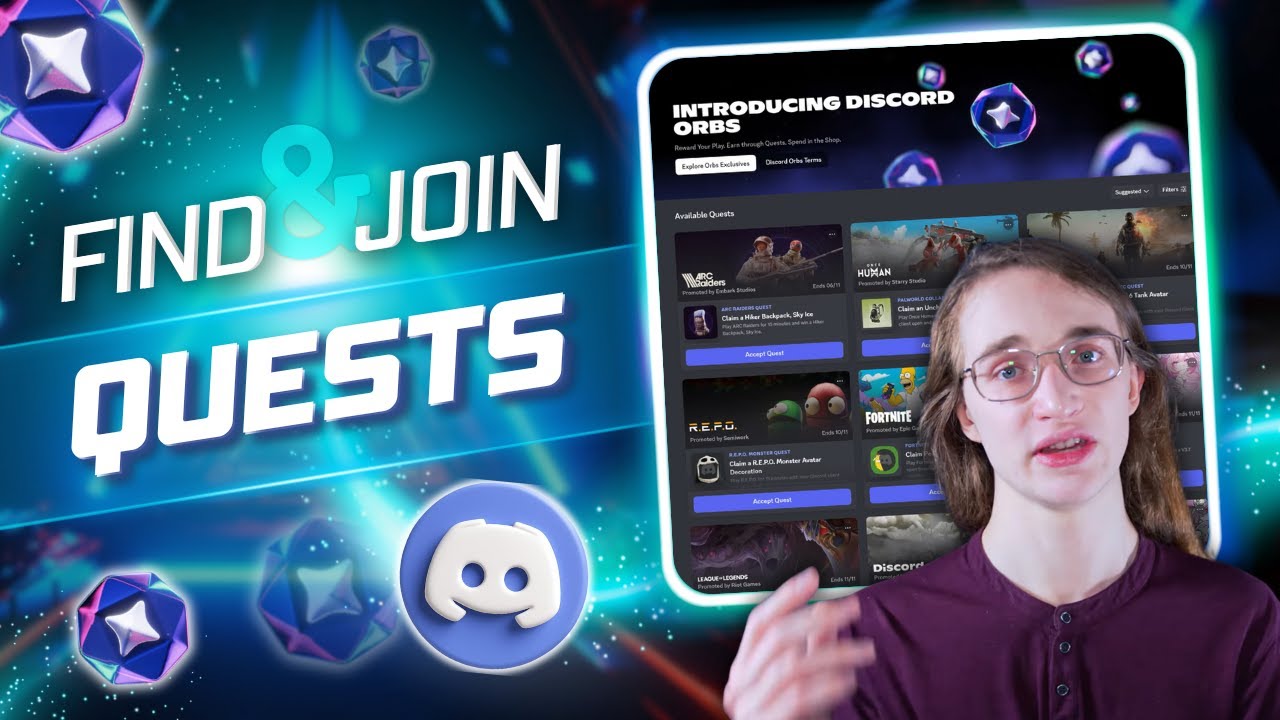 Learn how to join Discord Quests and win Orbs easily - YouTube