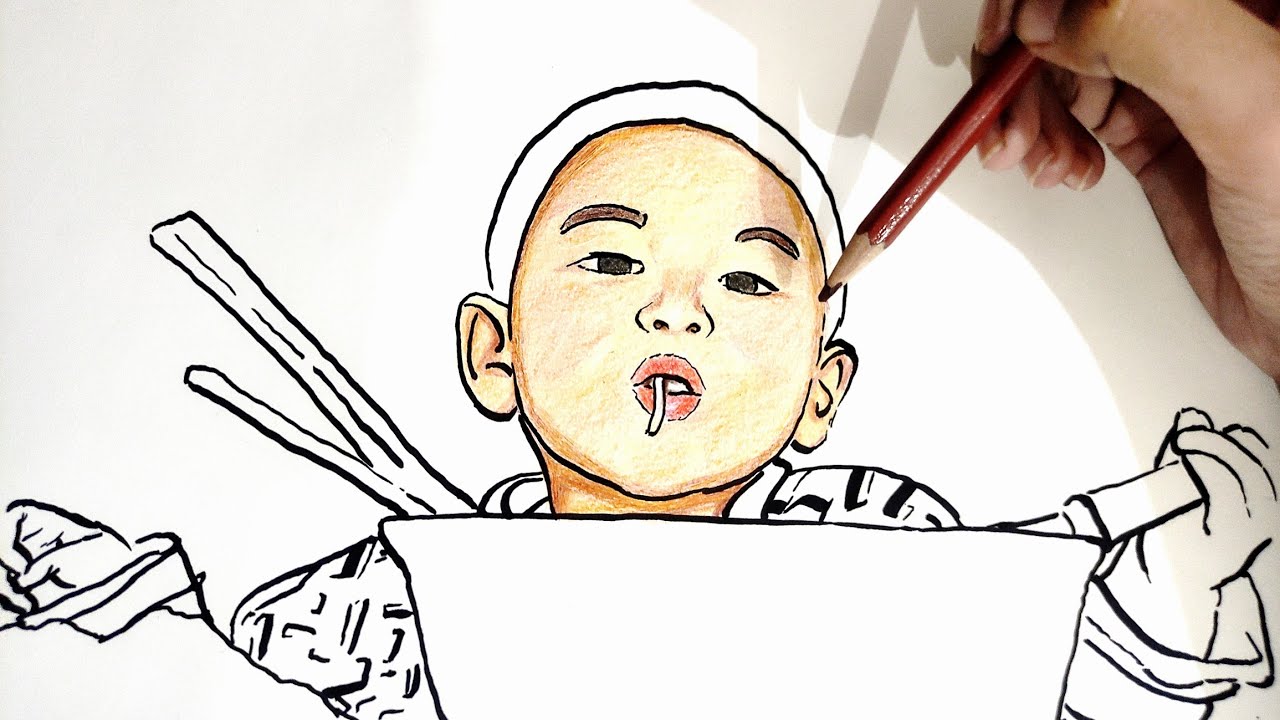 Drawing little @kennylsong | Shinchan🤭 - YouTube