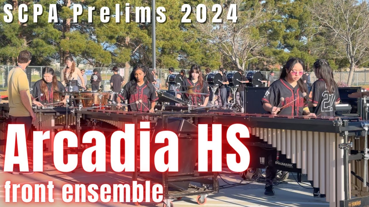 Arcadia HS Front Ensemble 2024 - In the Lot @ SCPA Prelims - YouTube