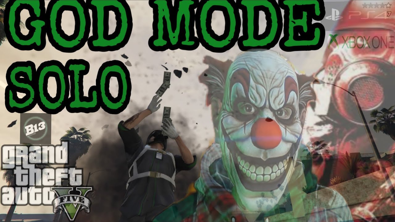 COMO FICAR IMORTAL NO GTA 5 ONLINE| NEW GOD MODE SOLO PS4/XBOX - YouTube