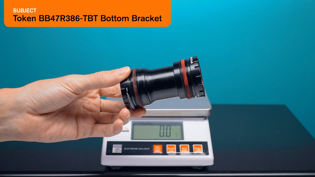 Token T47 External Bottom Bracket: Real Weight - YouTube