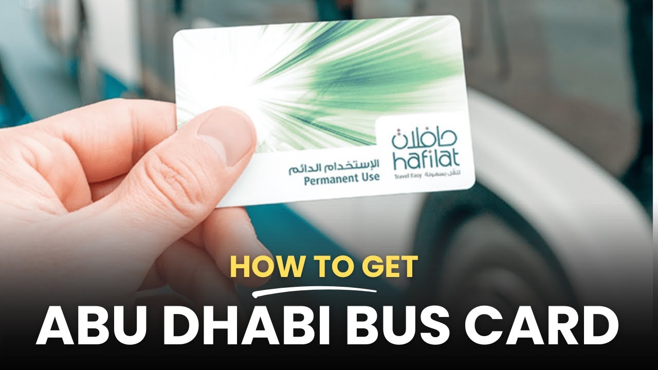 Abu Dhabi Bus Card - HAFILAT CARD 🚌 🚌 | how to get new hafilat card in ...