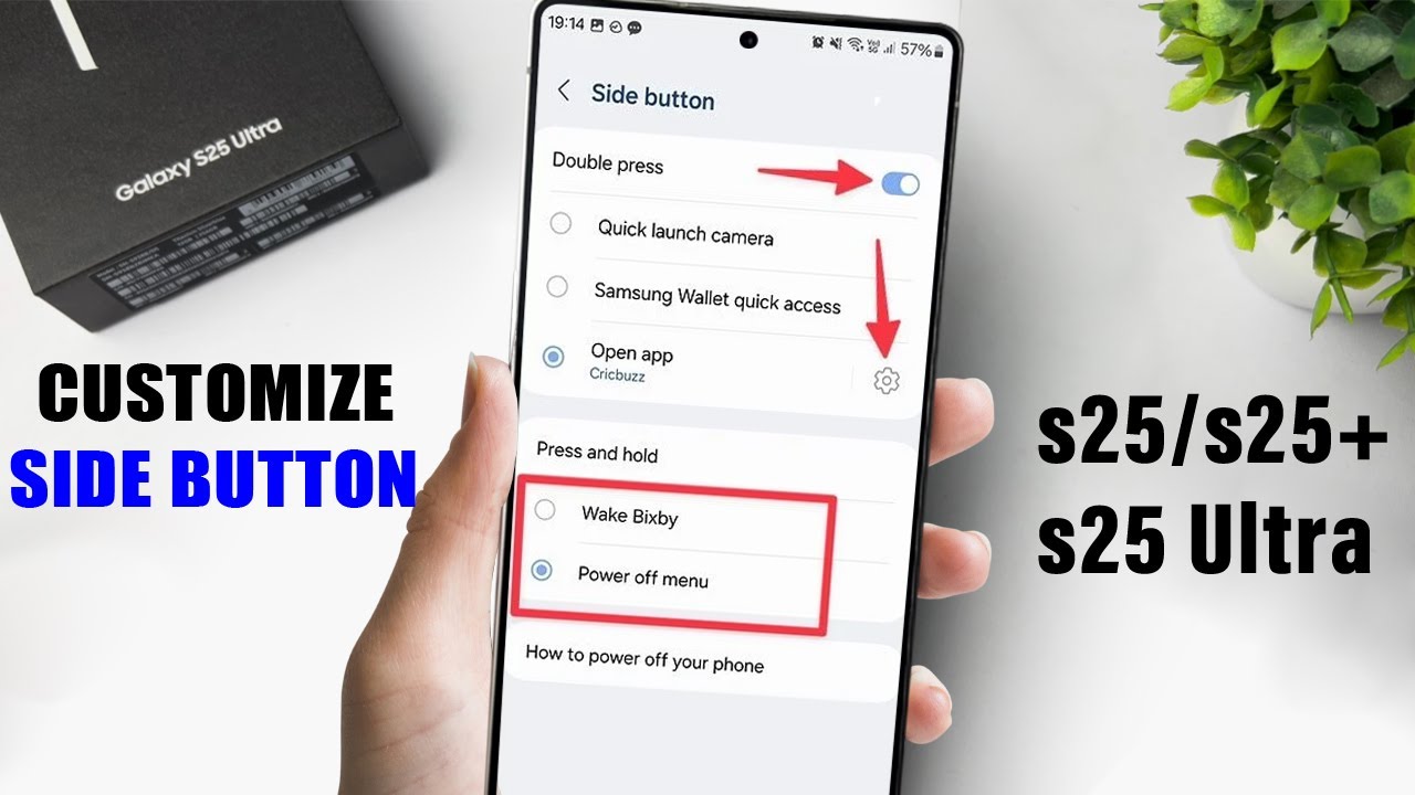 How To Customize Side Button Long Press On Samsung Galaxy S25/ S25 ...