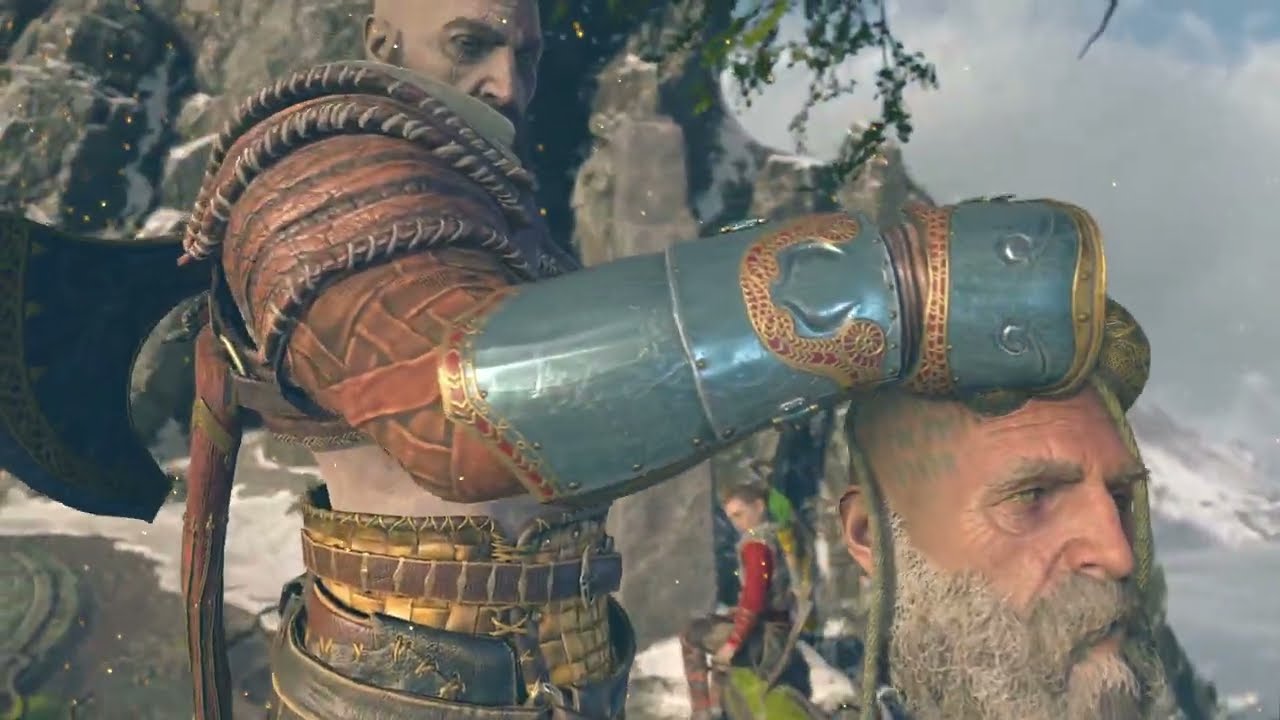 God of War Kratos meets Mimir - YouTube