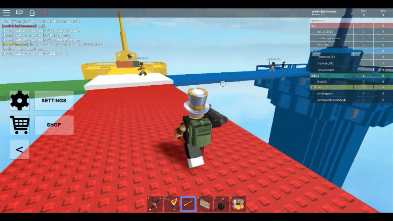playing ROBLOX WAR - YouTube