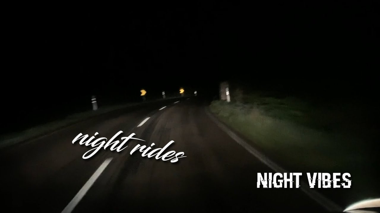 Night Vibes | Night Rides | Driving on a road at dark night | Travel ...
