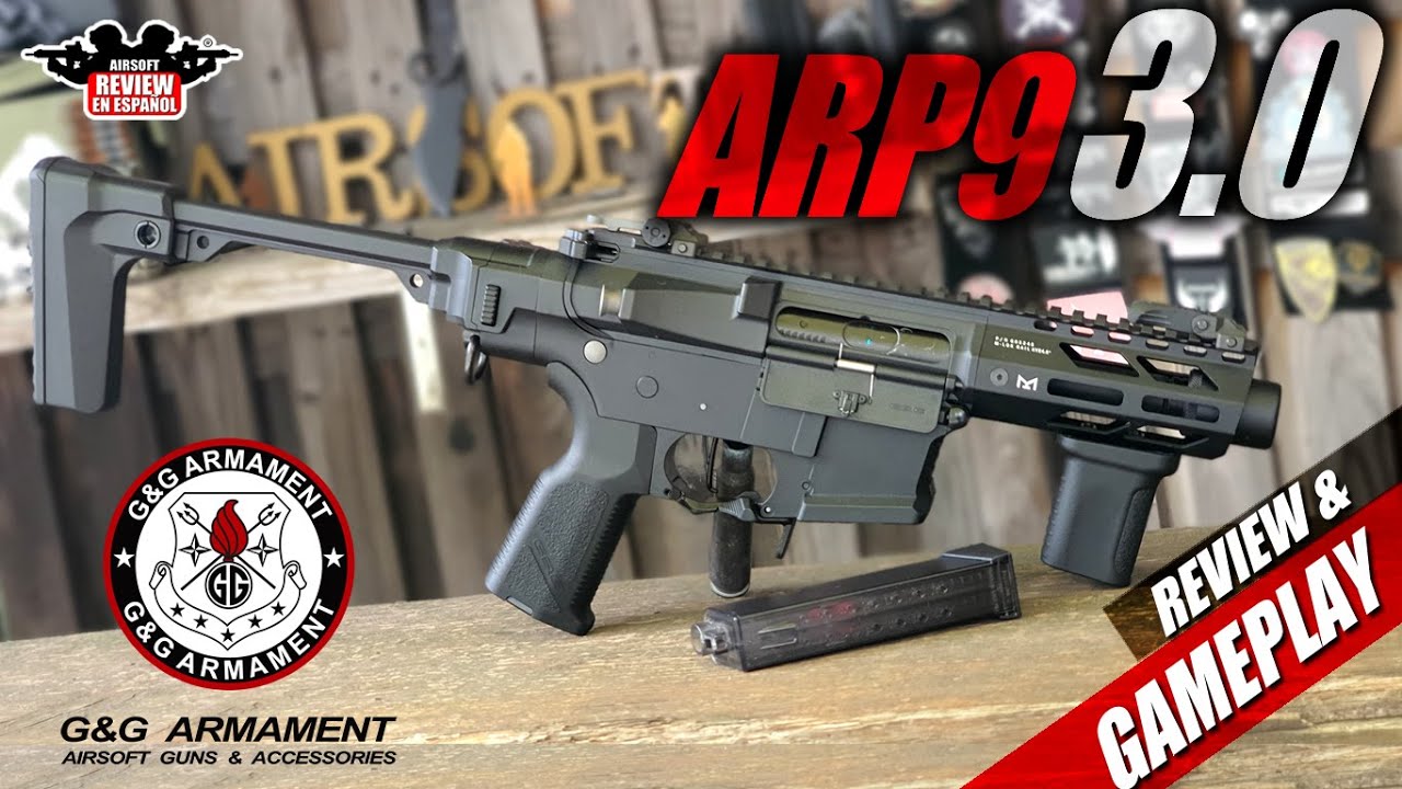 ARP9 3.0 G&G ( Review🔍 & Gameplay🎮 ) | Airsoft Review en Español - YouTube
