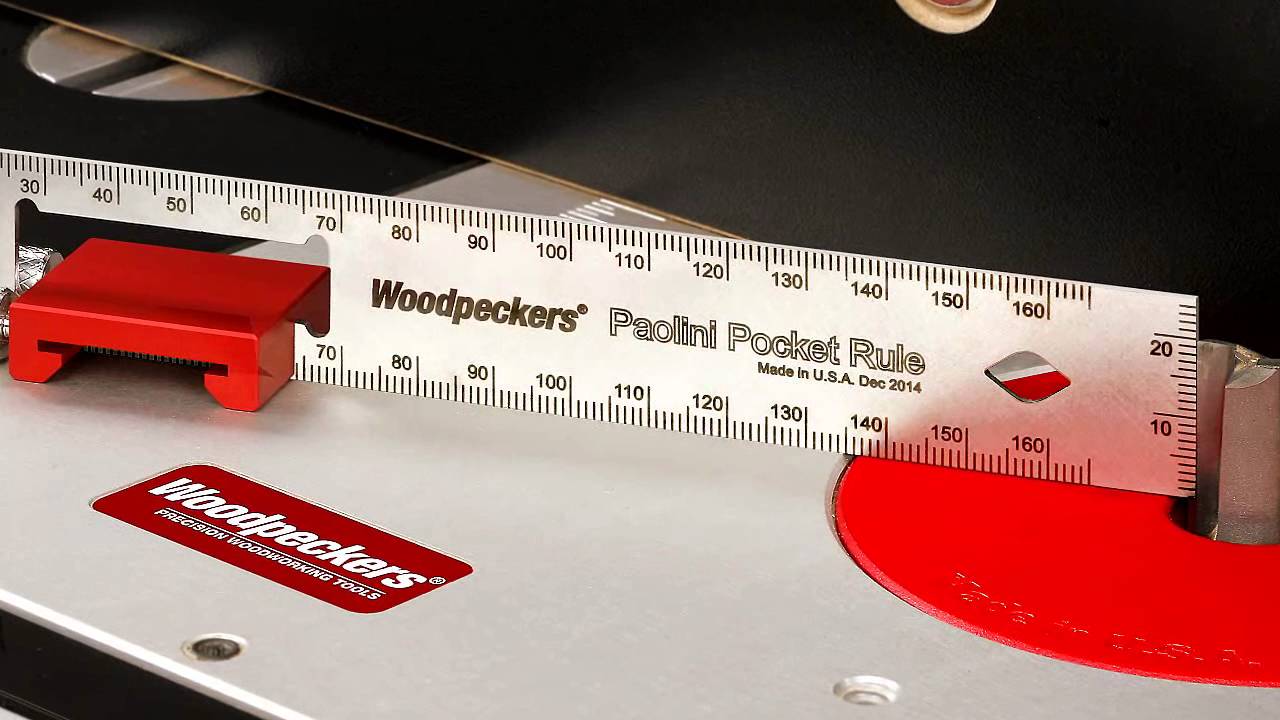 Woodpeckers Stainless Steel Paolini Pocket Rules (Retired OneTIME Tool ...