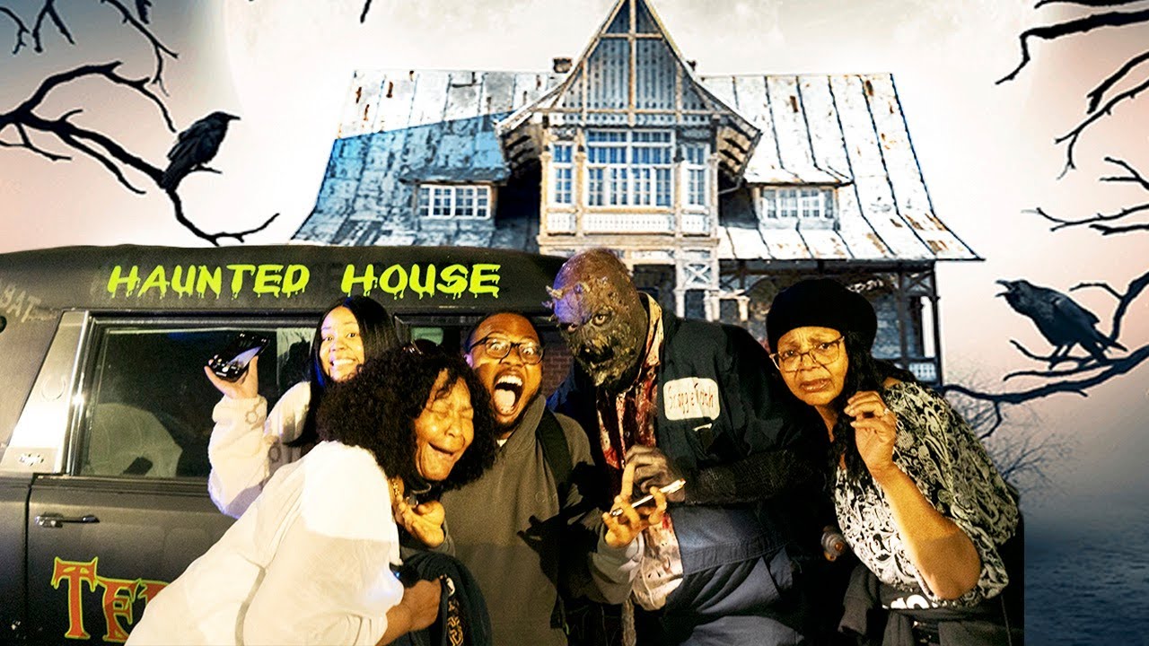 I Took My Grandma To her First Haunted House - YouTube