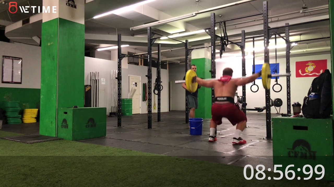 Kaleb Curtis Wodapalooza 2018 workout 5 men’s individual intermediate ...