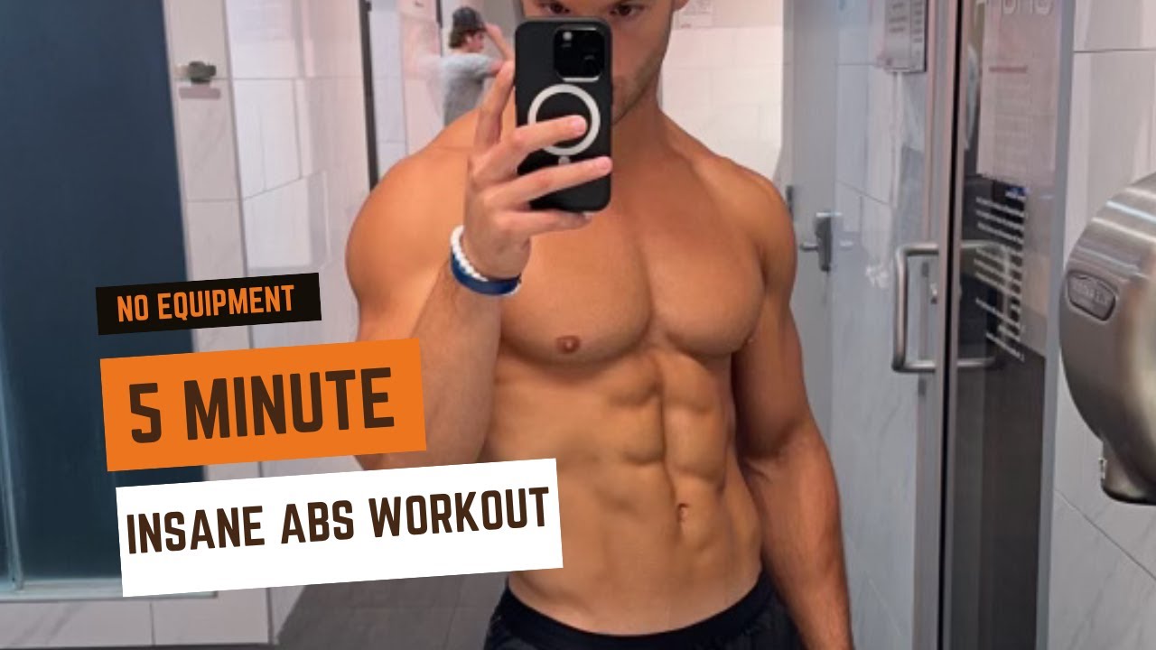 INSANE: 5 Min Killer Ab Workout | FLAT STOMACH AB WORKOUT - YouTube