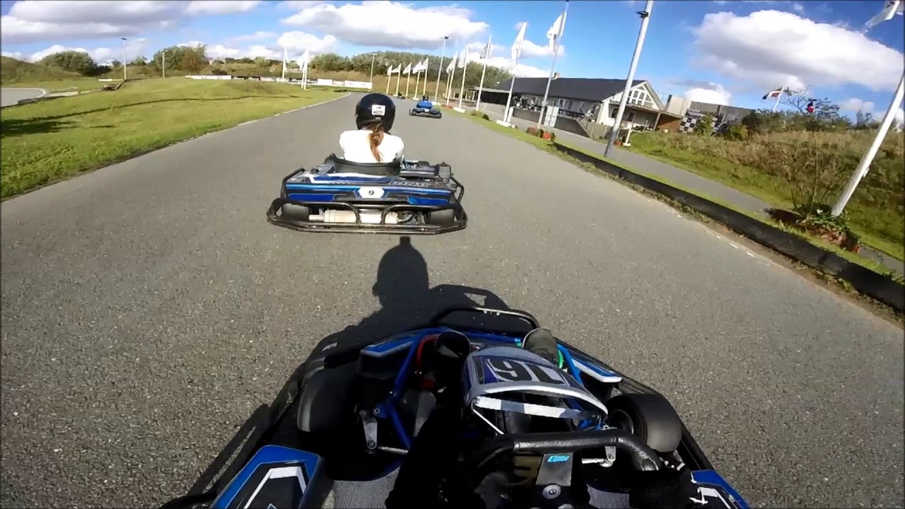 GoPro Gokart Auning Kart Park, Heat Race - Crashing and Bumping - YouTube