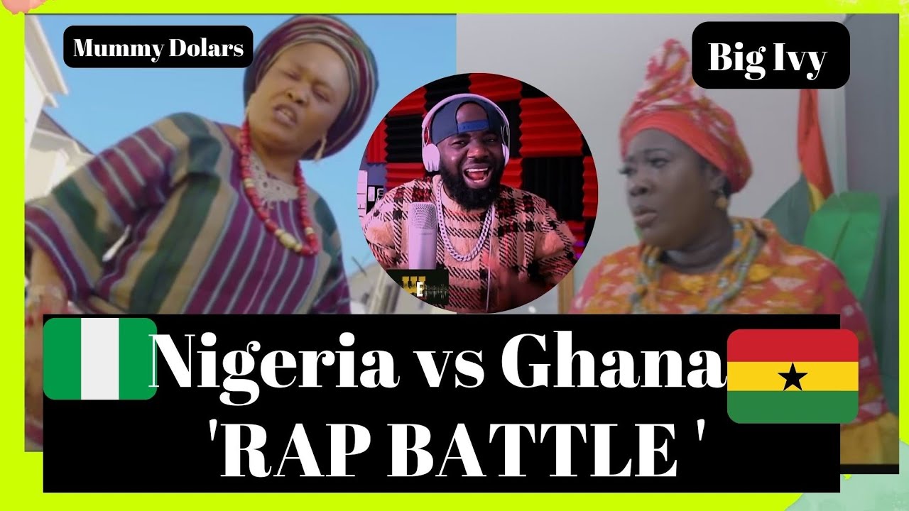 NIGERIA VS GHANA - BIG MAMA RAP BATTLE (official video) Reaction!! 😂😂😂 ...