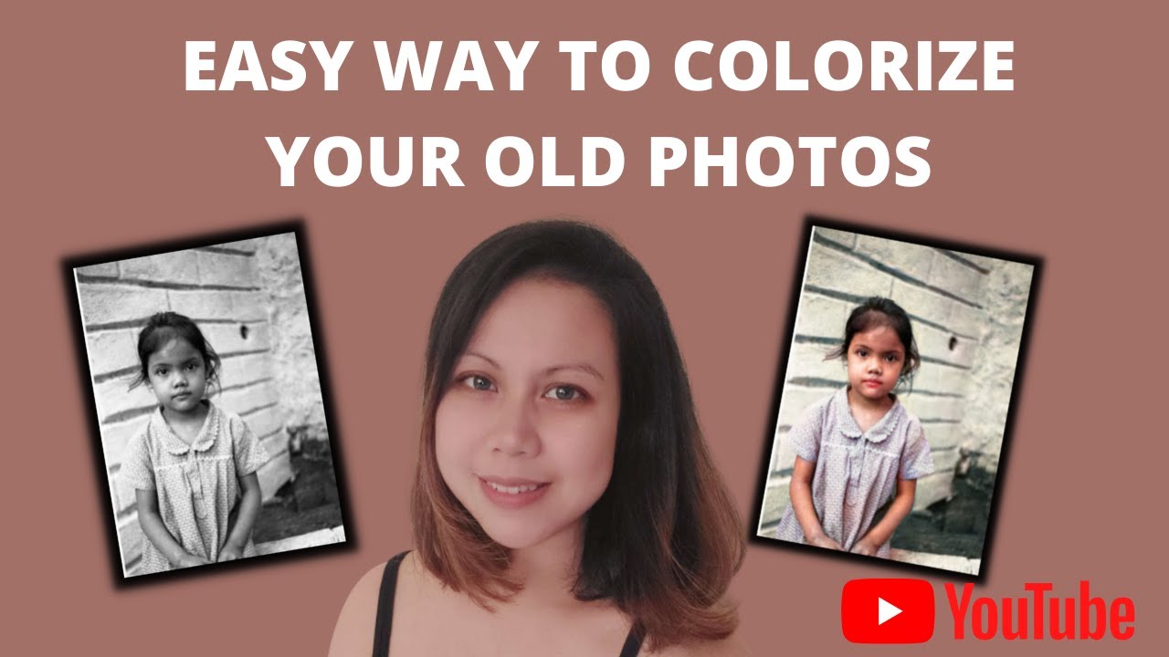 HOW TO EASY COLORIZE YOUR OLD PHOTOS VLOG #7 - YouTube