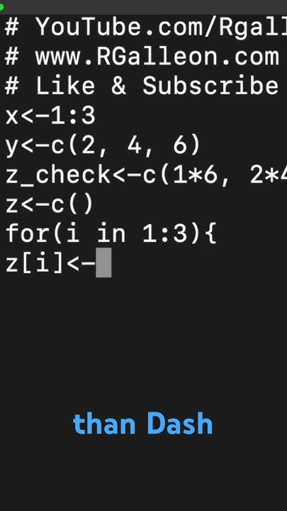 For loop practice #rstudio #programming #coding #dataanlysis #datascience #vector #guide #maths ...