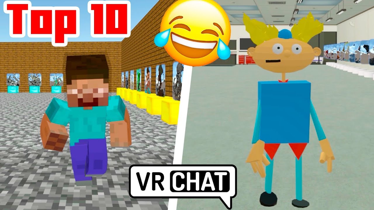 VRChat - Top 10 Avatares (SKINS) más GRACIOSOS - Rabahrex - YouTube