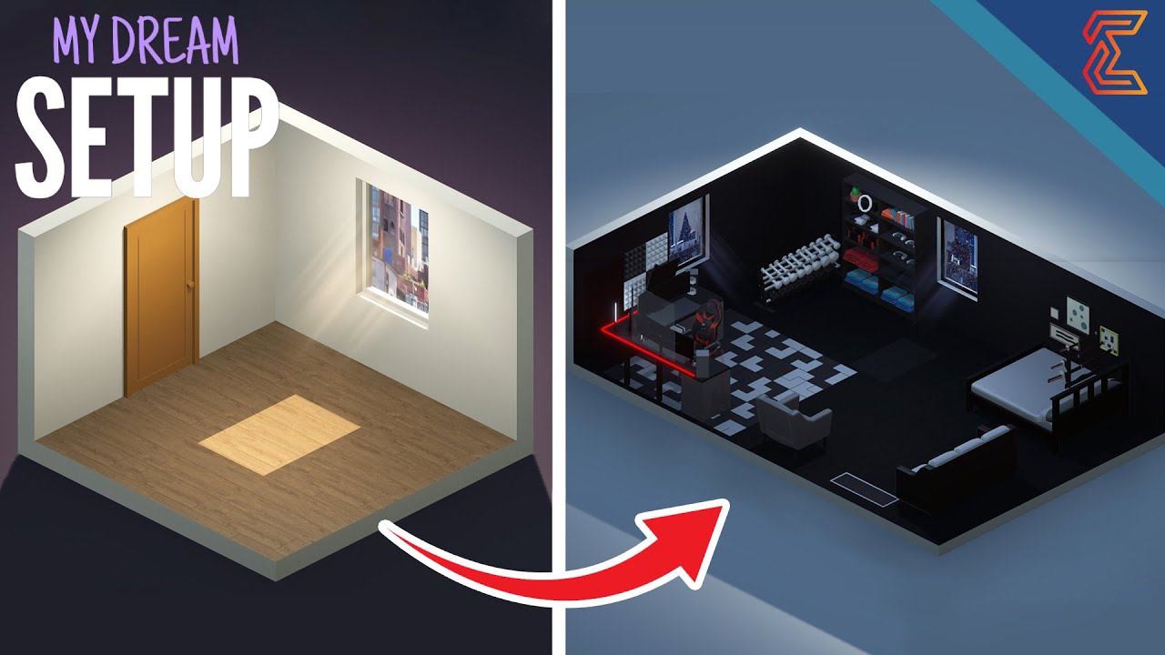 Making My Dream Room In My Dream Setup - YouTube